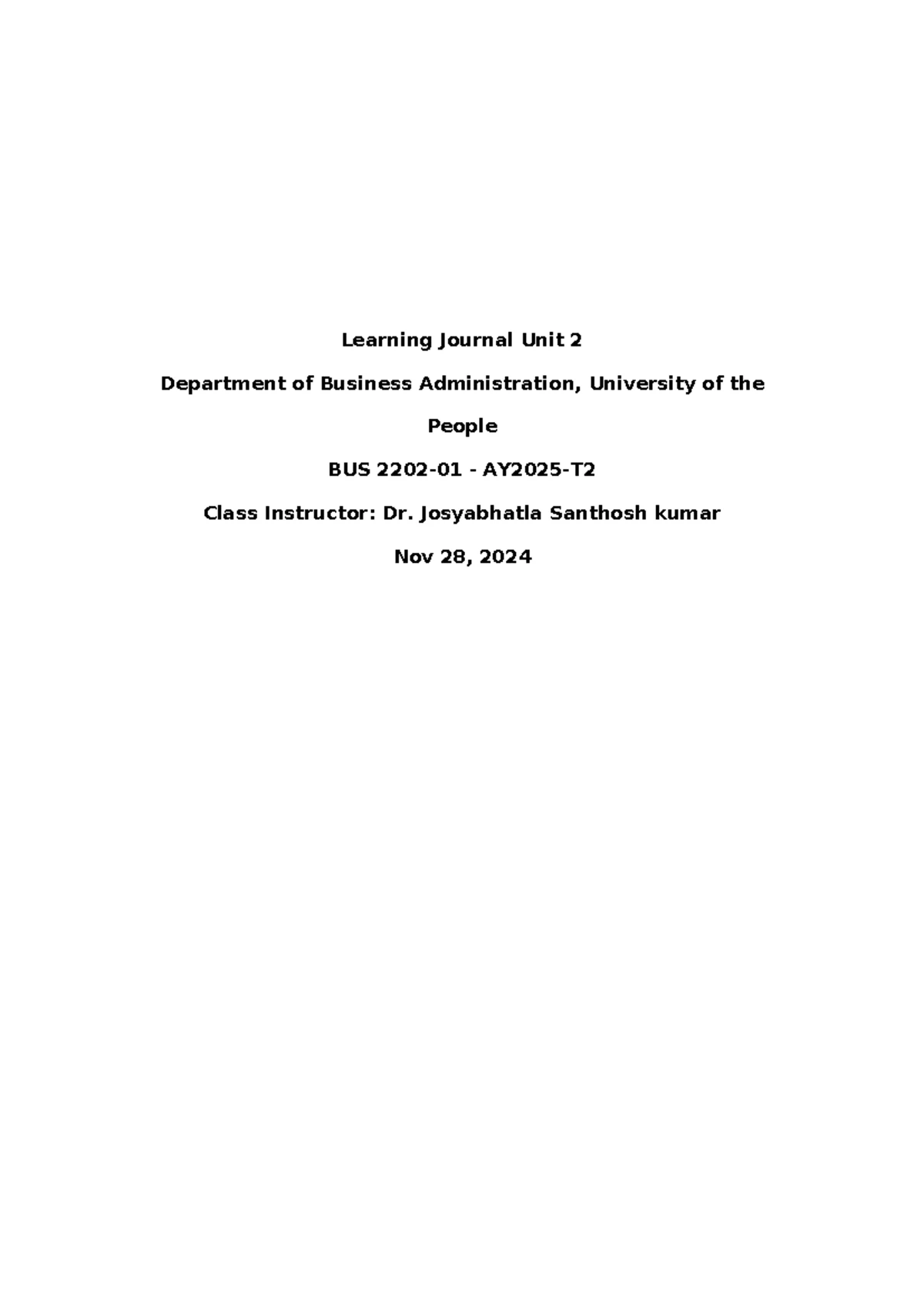 Eco chp 2 - Econometrics - Chapter Two: Simple Linear Regression Analysis with Cross-Sectional ...