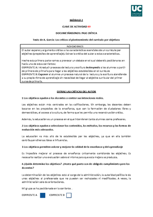 Clave 15 Glosario modulo 2 fase crítica - MÓDULO 2 CLAVE DE ACTIVIDAD ...