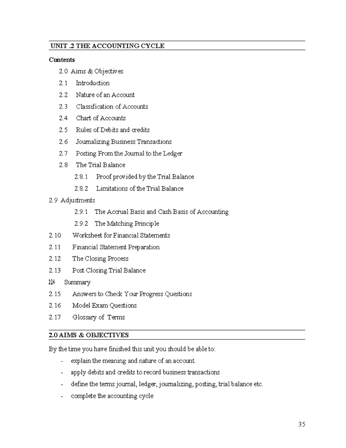FOA1-2: Understanding the Accounting Cycle and Its Components - Studocu