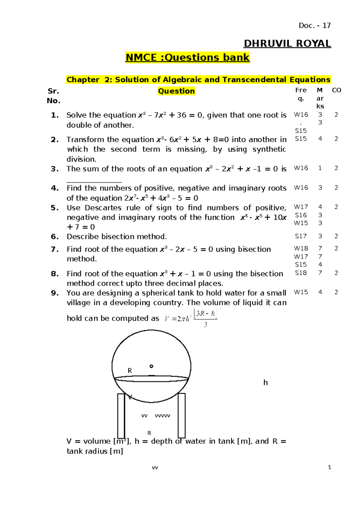NMCE ch 2 , 3 - Imp. For gtu 4th sem. Student - Doc. - 17 DHRUVIL ROYAL NMCE :Questions bank ...