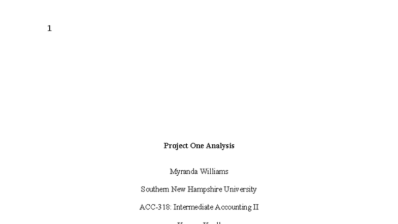 ACC 318 Project 1: Analyzing Debt, Cash Flow, and Financial Health ...