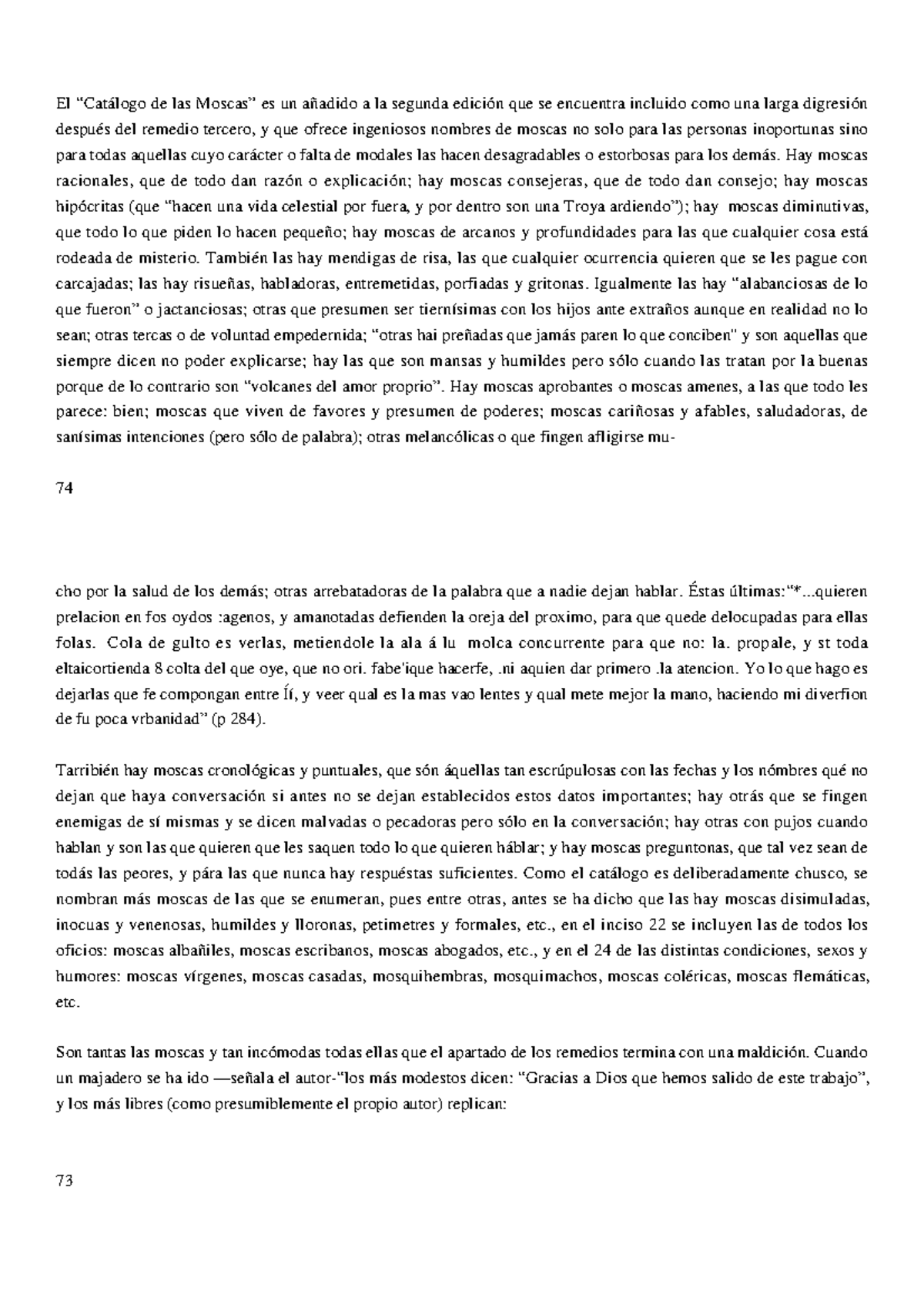 Resumen del Catálogo de Moscas en "El Mosqueador" - Antonio Paz y ...