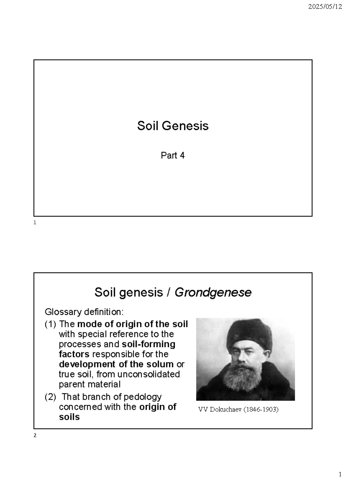 Soil Genesis Part 4: Understanding Processes and Factors in Pedology ...