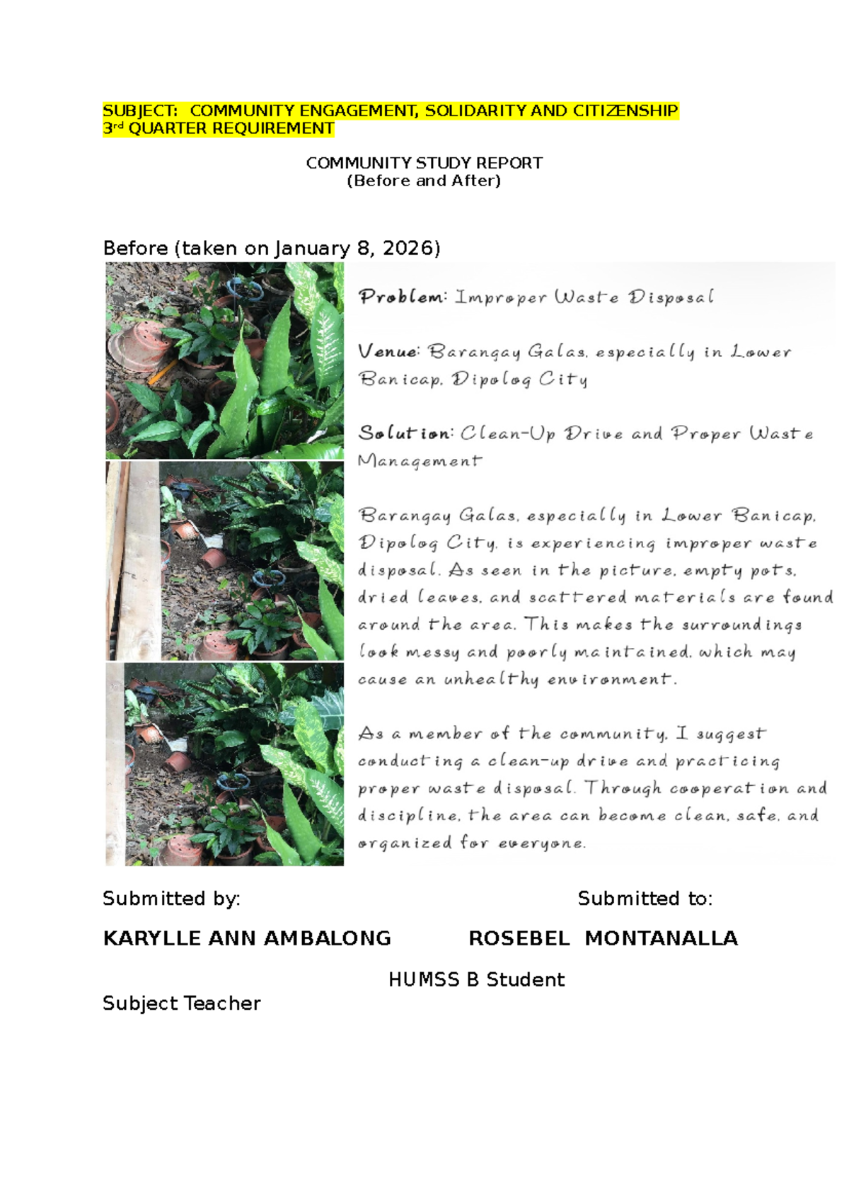 Com. engagement - I wanna save this document for my assignment - grade ...