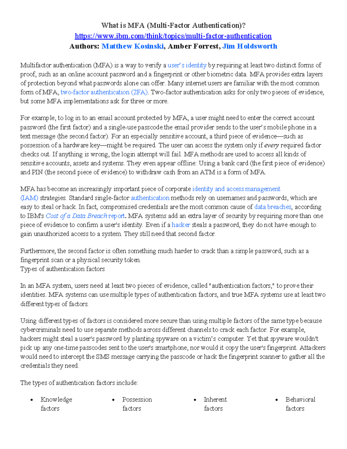 MFA Explained: Understanding Multi-Factor Authentication Strategies ...