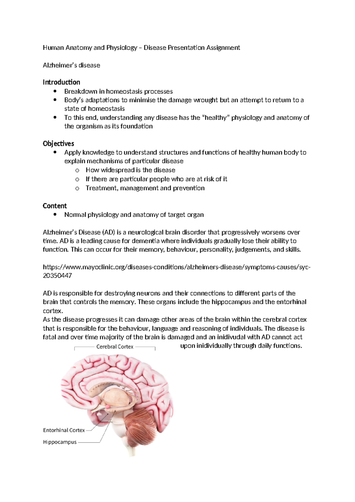HAP - Disease presentation script - Human Anatomy and Physiology ...
