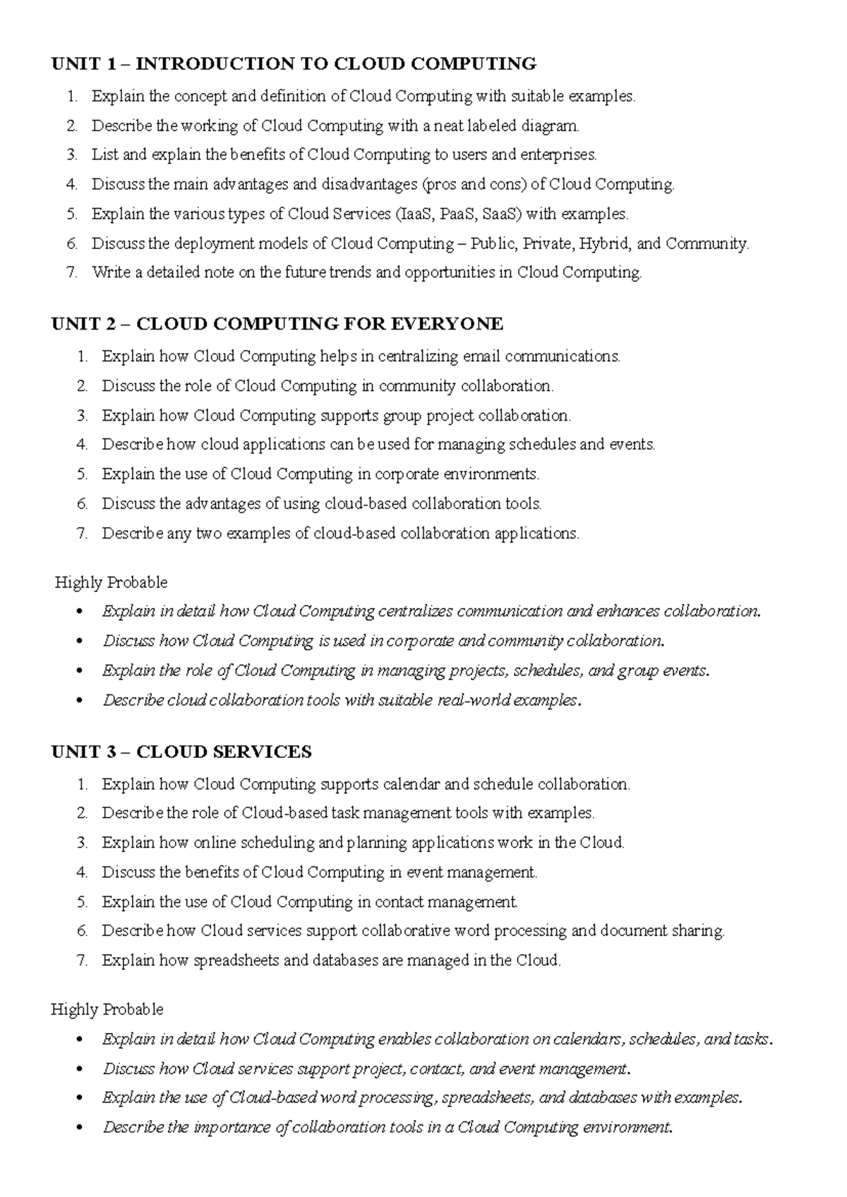 CLOUD COMPUTING: KEY CONCEPTS & COLLABORATION STRATEGIES - Studocu