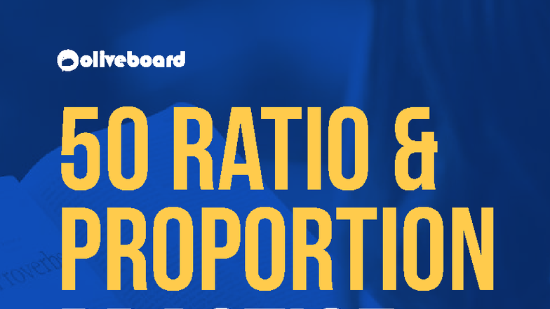 467837102 Ratio Proportion Questions pdf - 50 Ratio & Proportion ...