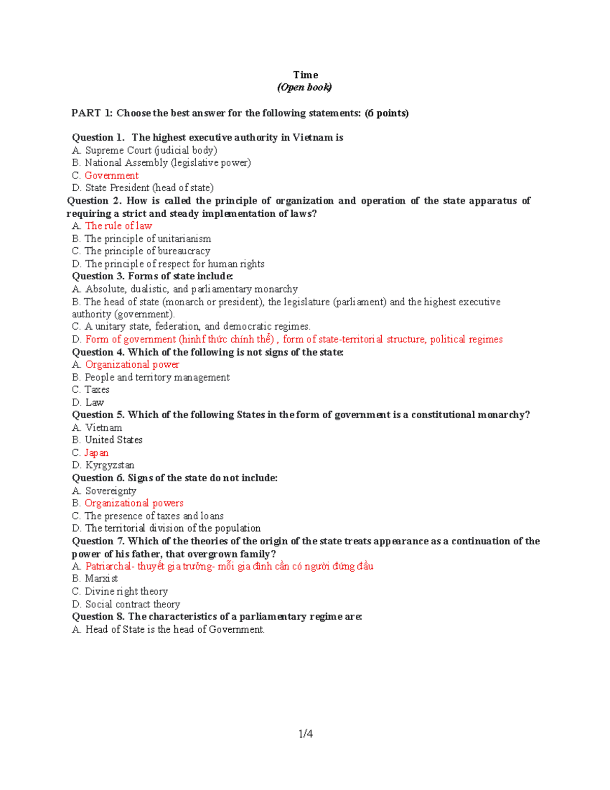 Lesson Review - Introduction to Law (Open Book) - Studocu