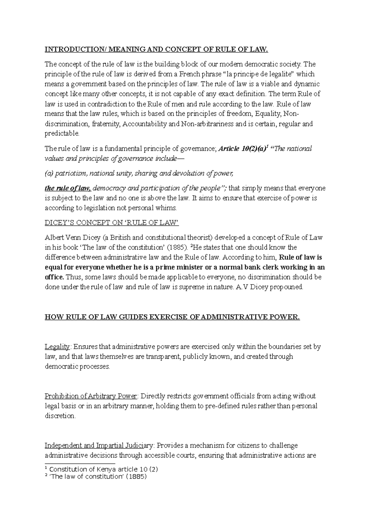 How Rule of Law Guides Administrative Power: A Comprehensive Overview ...