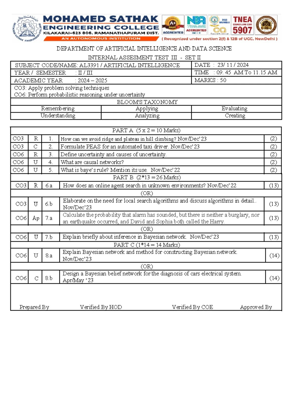 AL3452 Operating Systems Course Syllabus and Objectives - Studocu