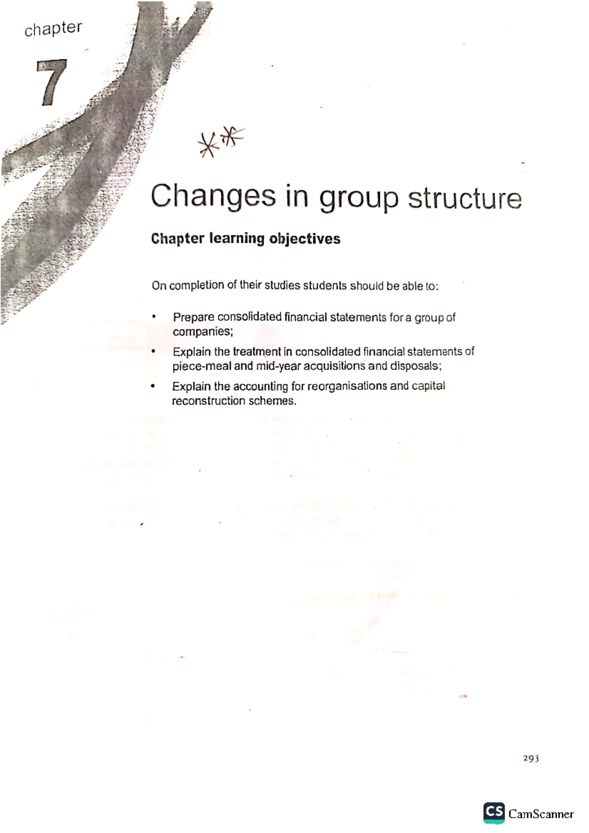Chapter 7 - CIMA F2: Consolidated Financial Statements Overview - Studocu