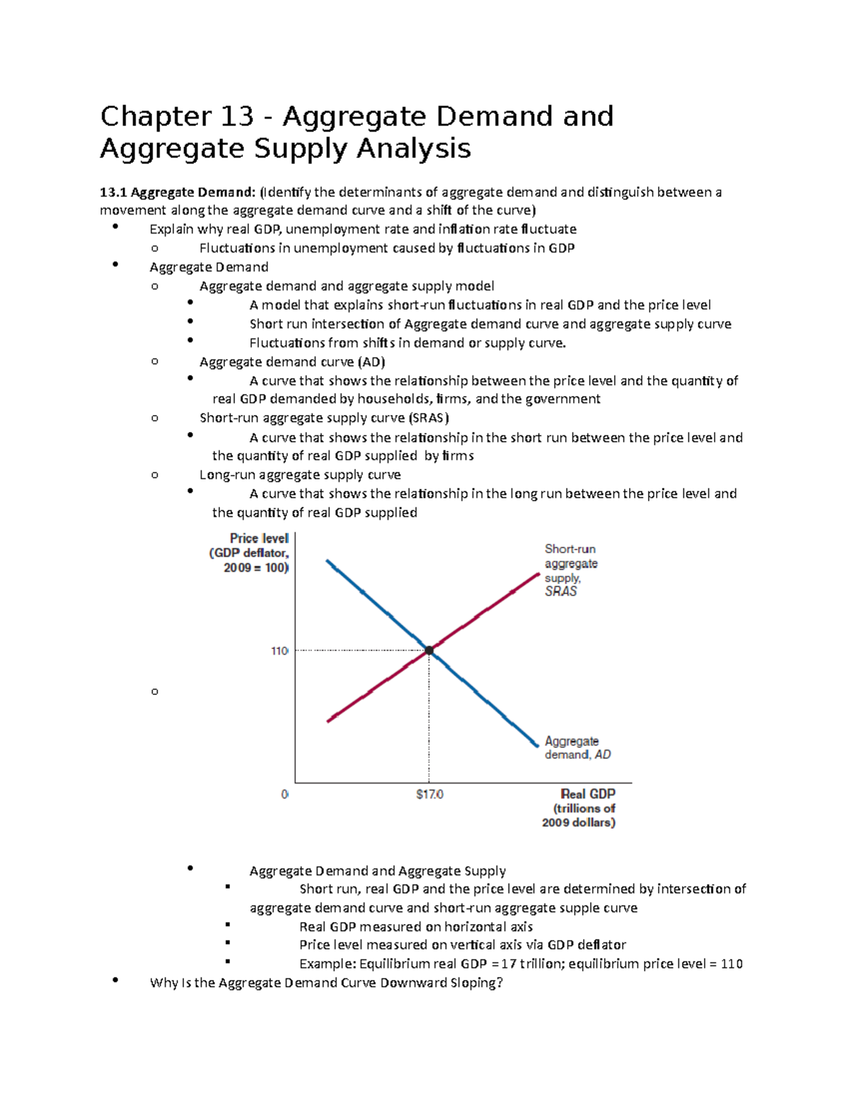 Summary - 'Macroeconomics' (5th Edition), Chp 13 - Aggregate Demand and ...