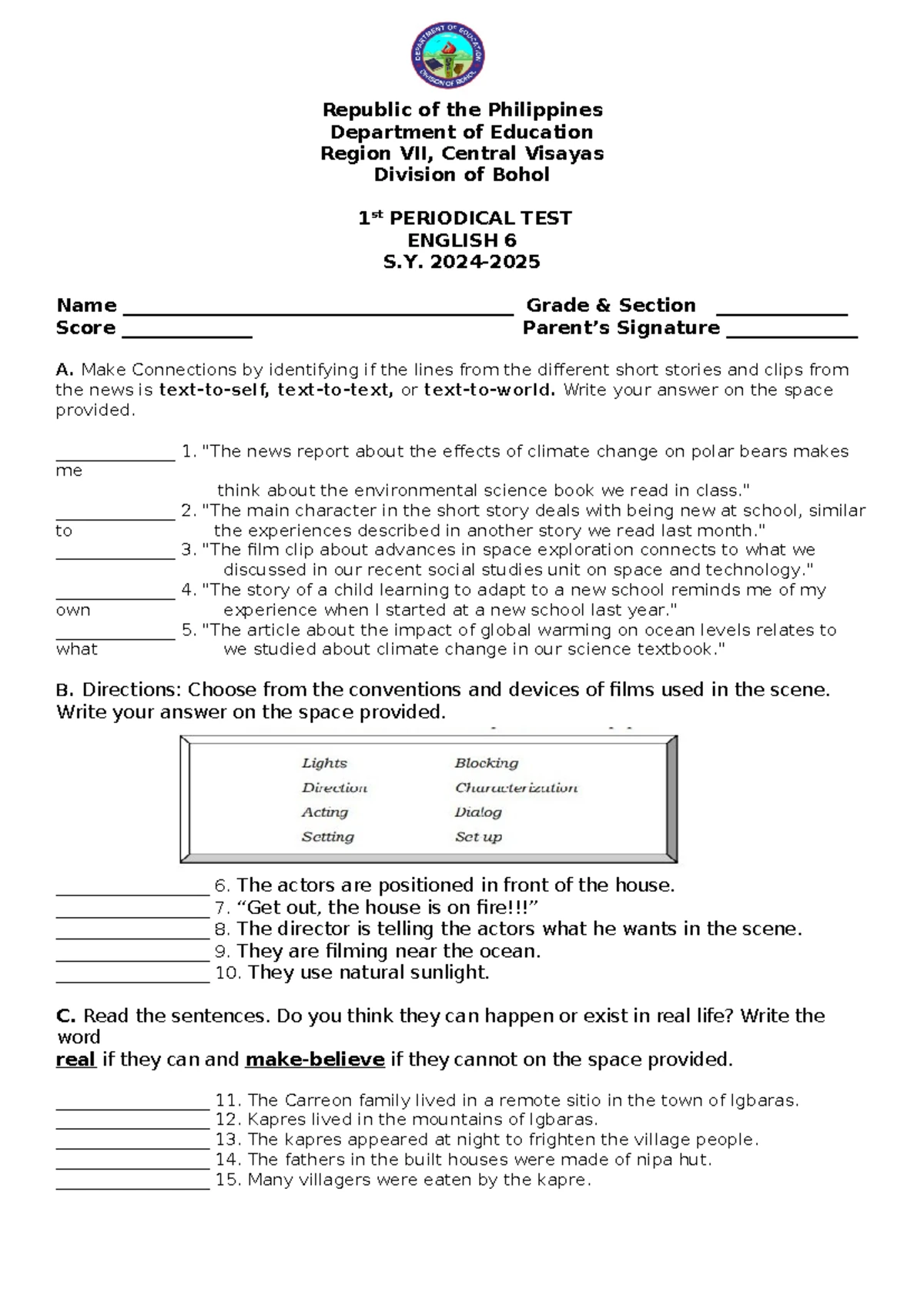 Q2 - FIL 4 - WK 3 - Talambuhay at Talaarawan Worksheets - Studocu