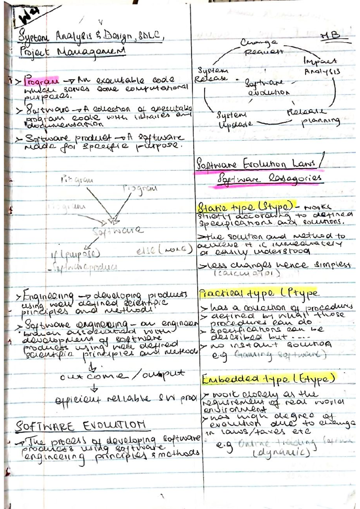 Project Management - Week 4: System Analysis & Design, SALC, MB - Studocu