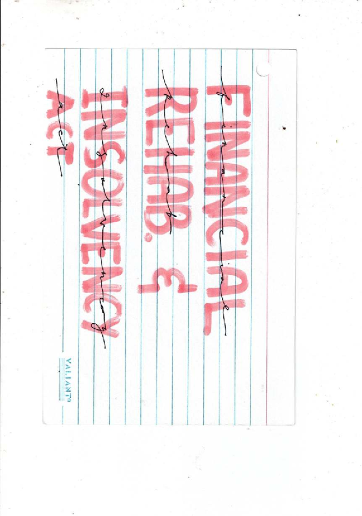 FRIA 10142: Comprehensive Notes on Financial Rehabilitation Act - Studocu