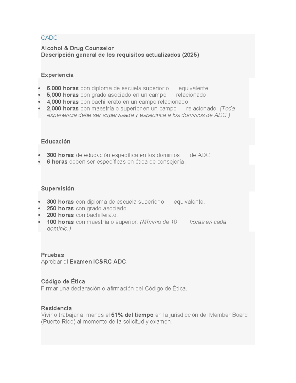 Certificaciones IRBO: Requisitos Actualizados para Consejeros y ...