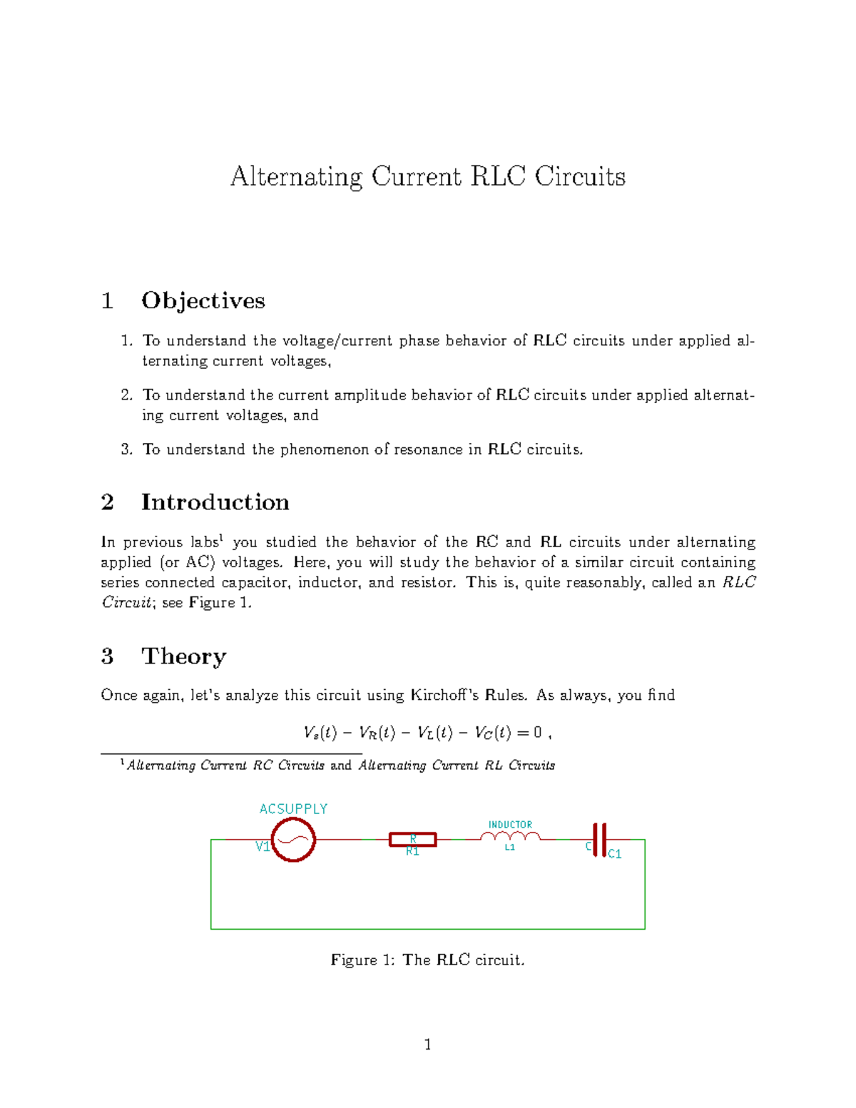 AC RLC Circuits: Understanding Phase Behavior and Resonance - Studocu