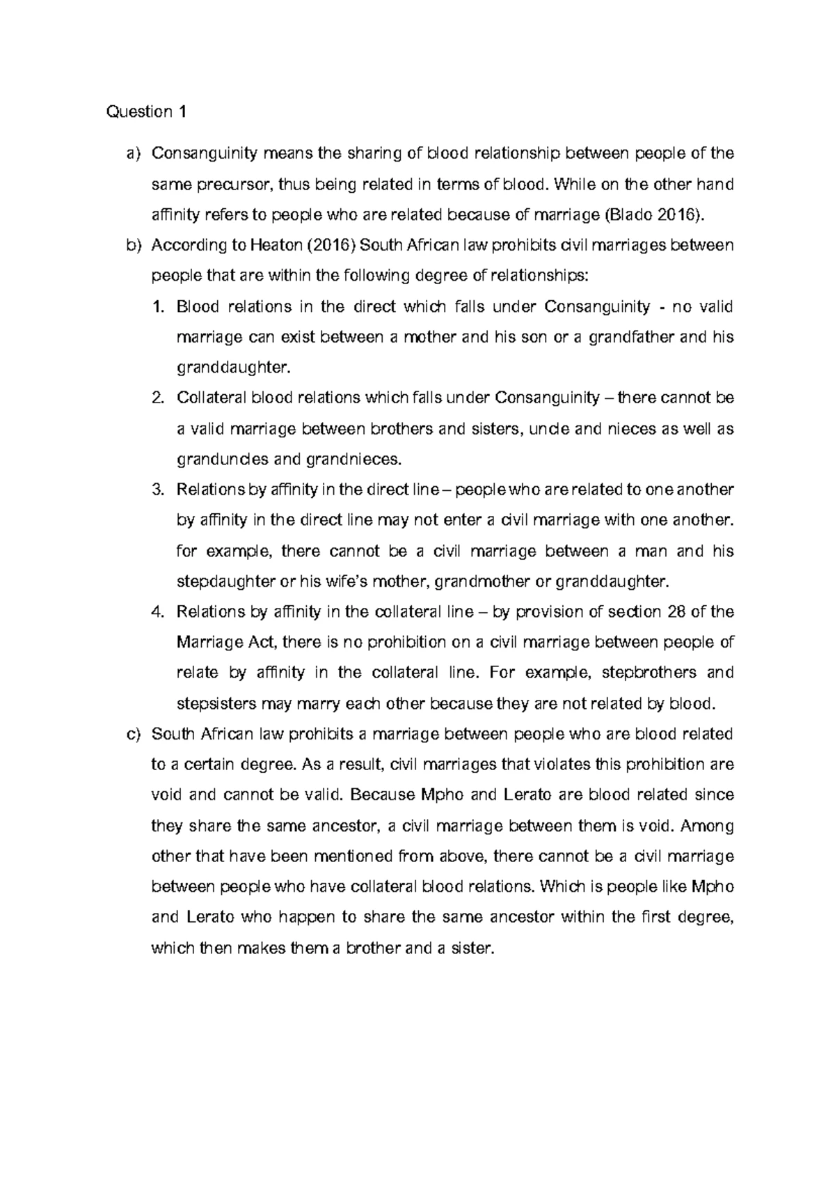 PVL2601 Assignment 2 Memo: Spousal Support & Divorce Analysis - Studocu