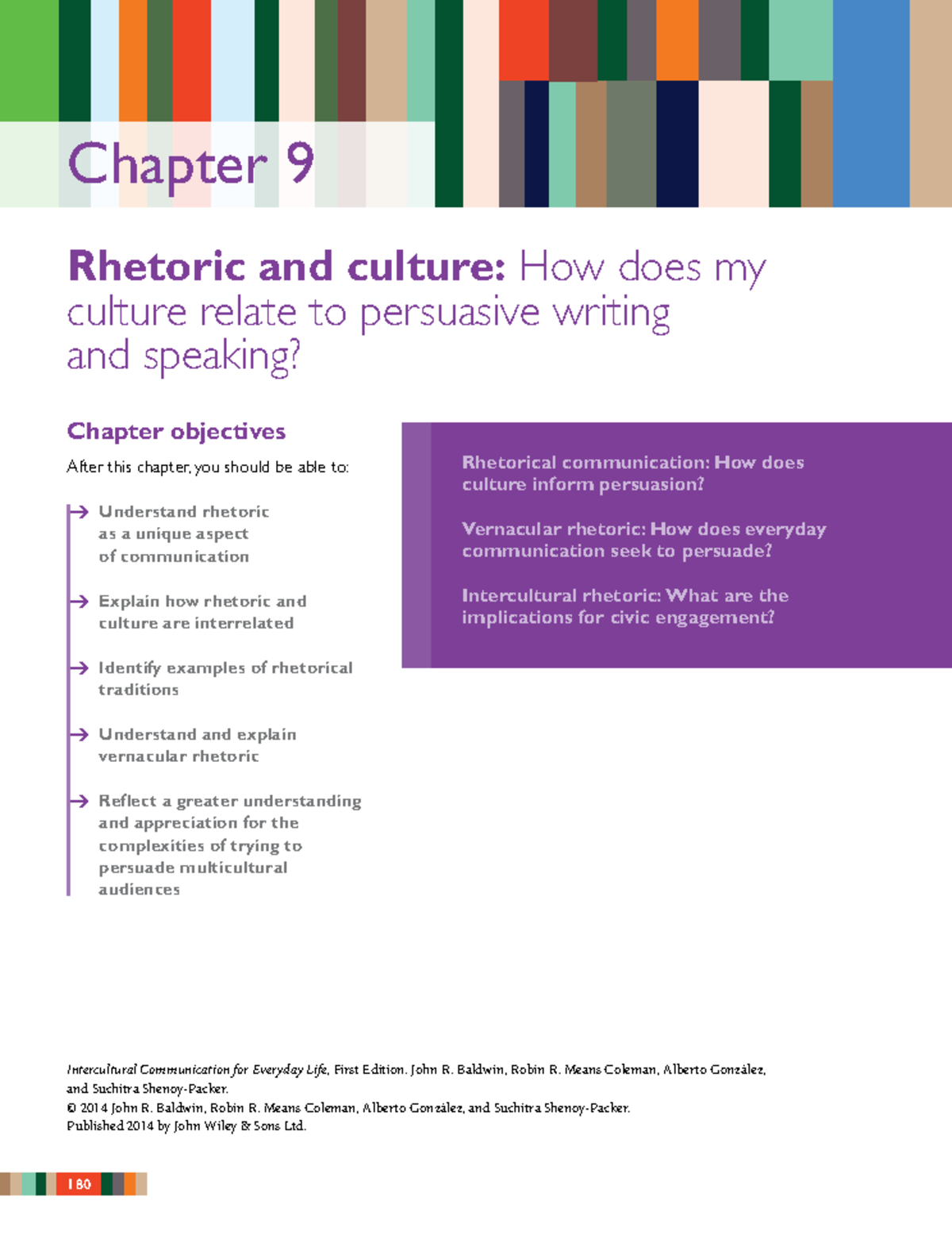 Chapter 9: Rhetoric and Culture in Persuasive Writing and Speaking ...