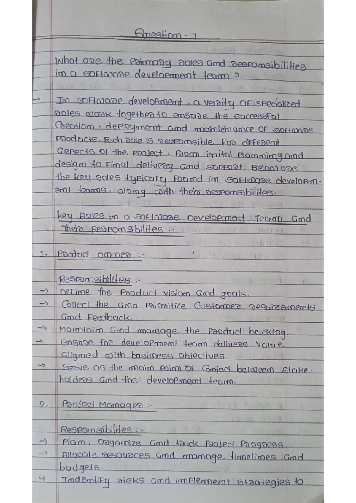 AEC Class Assignment: Key Roles and Responsibilities in Software ...