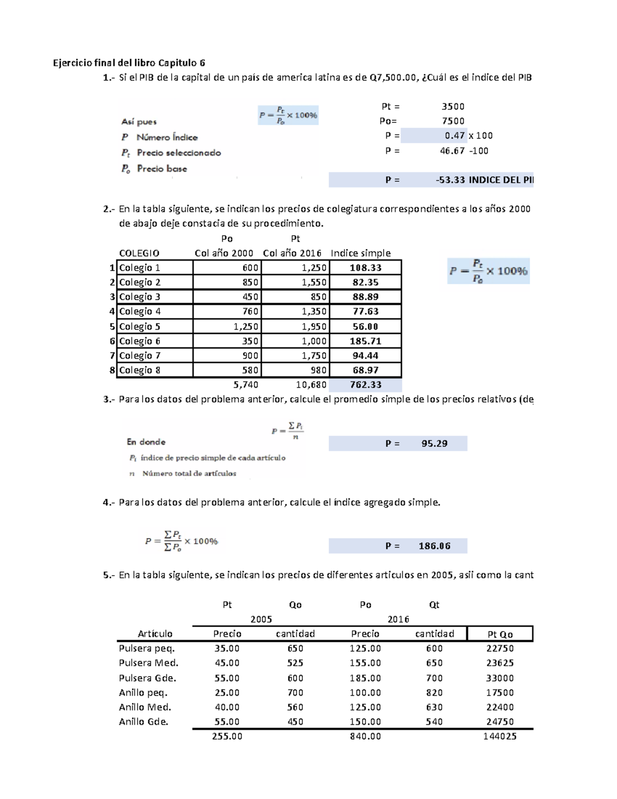 Hoja De Trabajo De Probabilidad Con Respuestas
