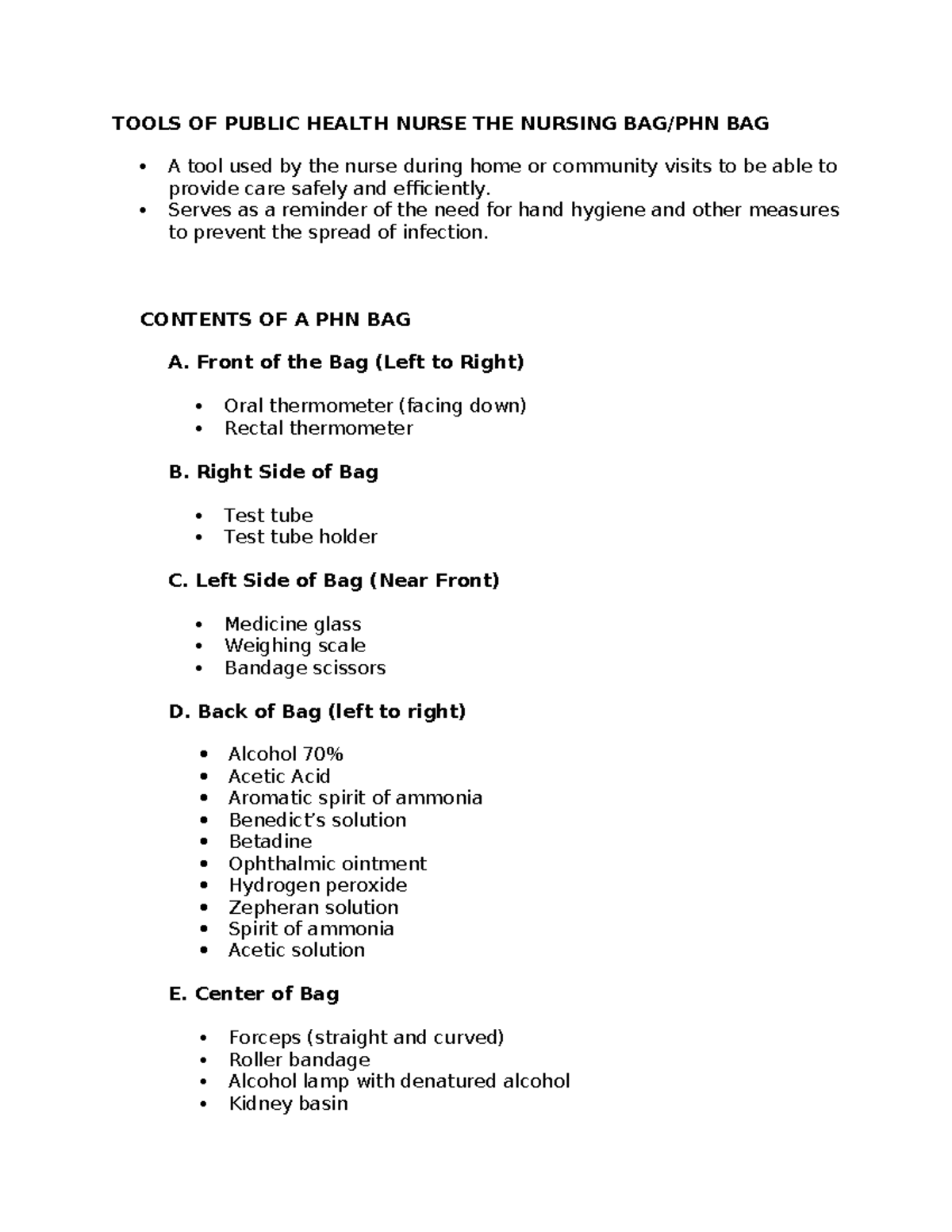 BAG Technique in Public Health Nursing: Tools & Procedures Essentials ...