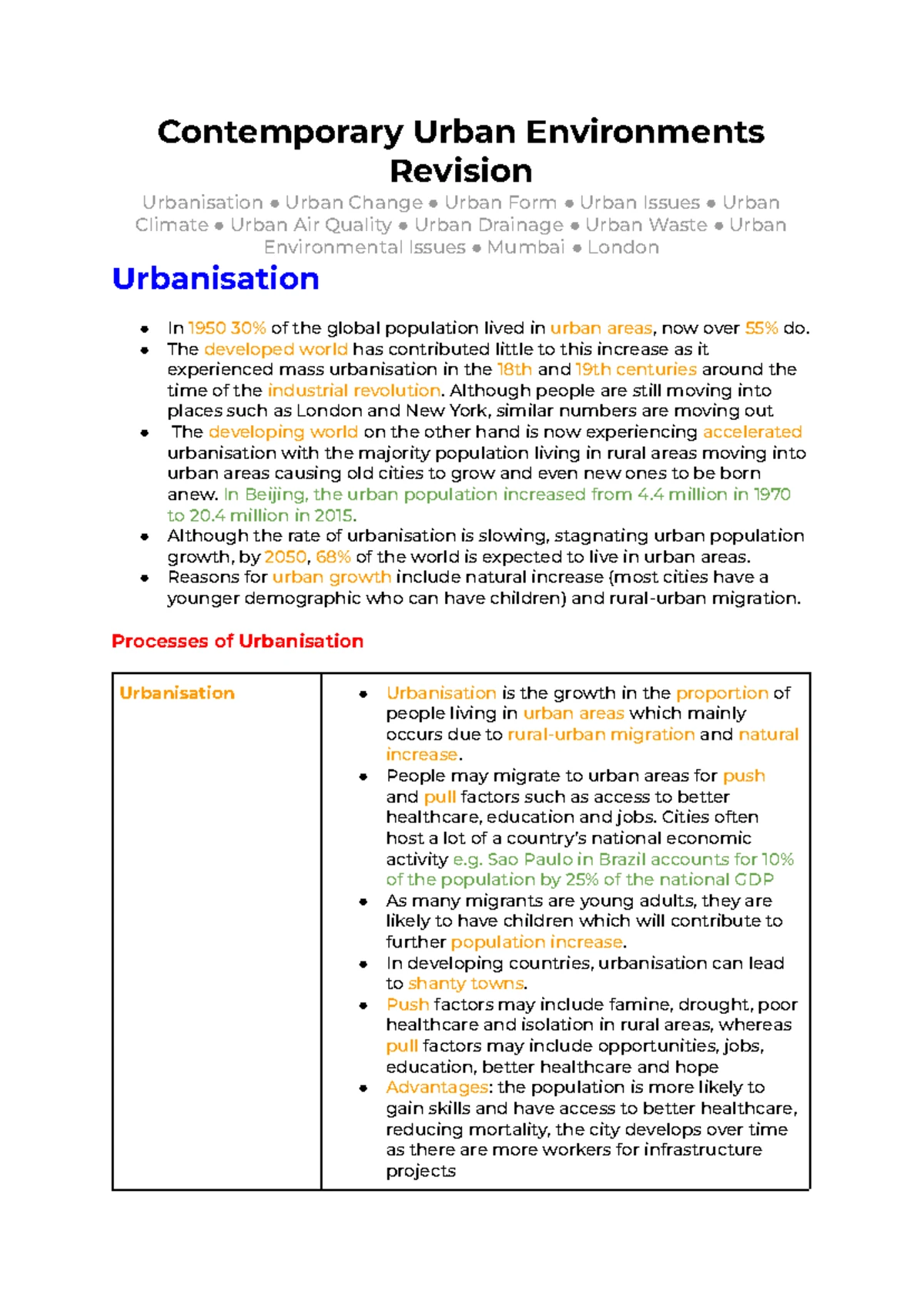 AQA A Level Geography: Coastal Systems and Landscapes Detailed Notes ...