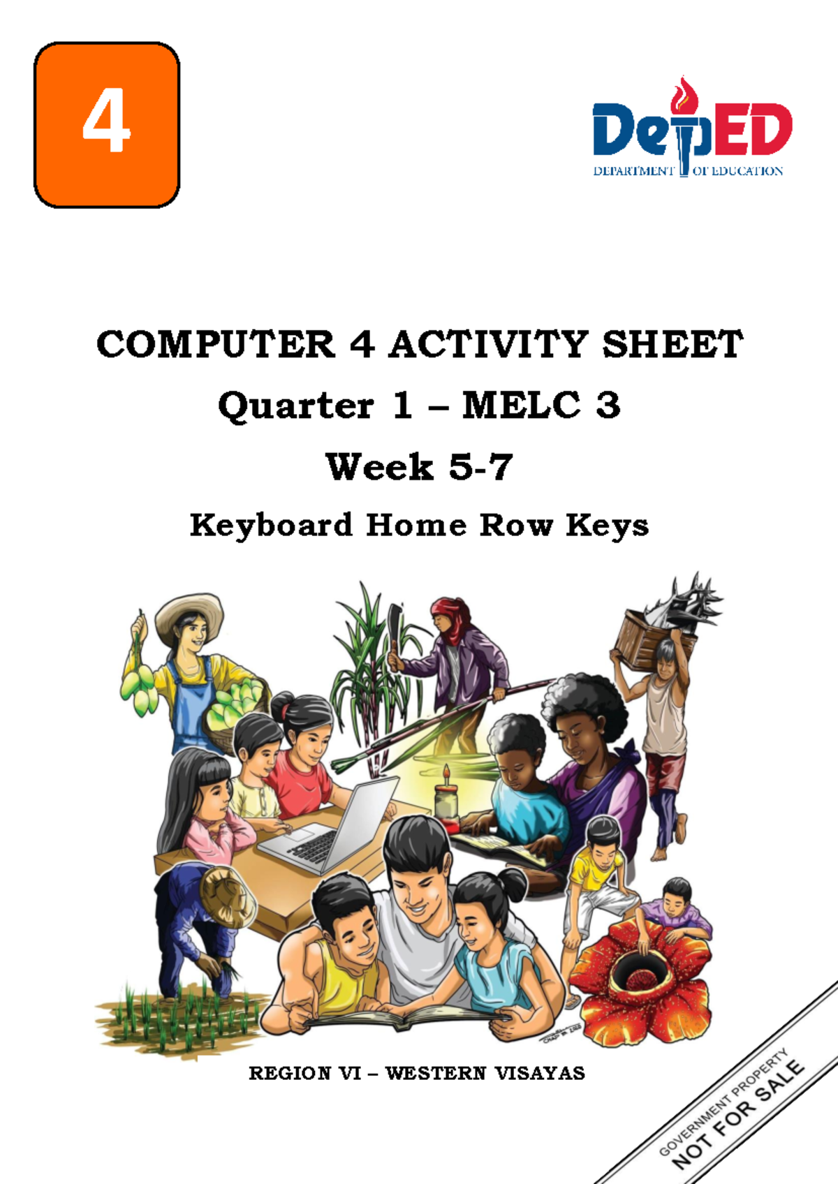 Computer 4 Activity Sheet No. 3: Home Row Keys (MELC 3) - Studocu