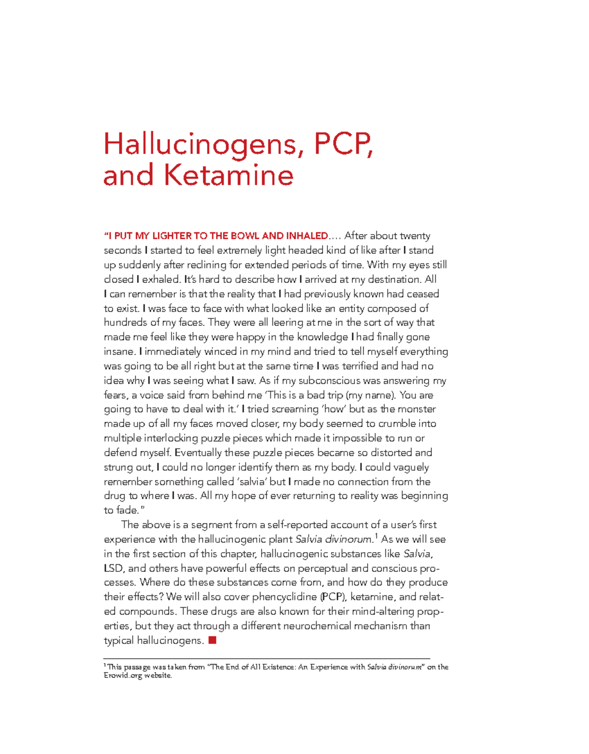 Hallucinogens, PCP, and Ketamine: A Comprehensive Overview of Effects ...