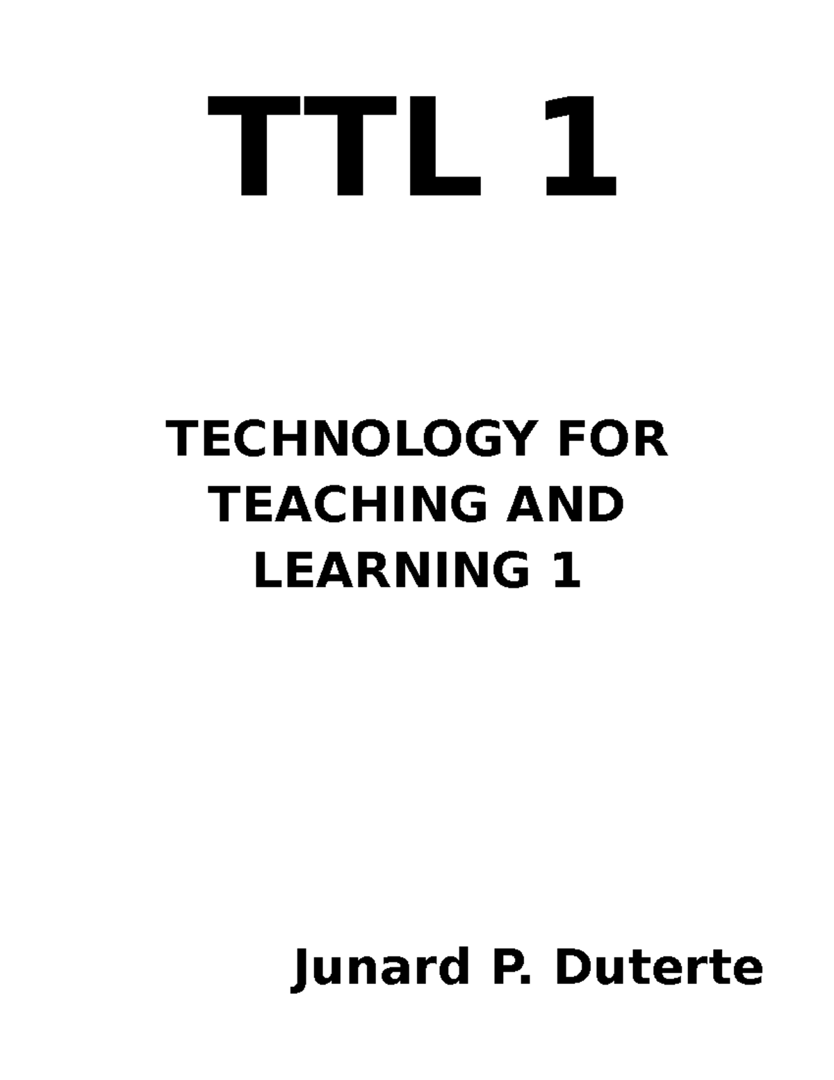 TTL-Reviewer: Insights on Educational Technology Development - Studocu