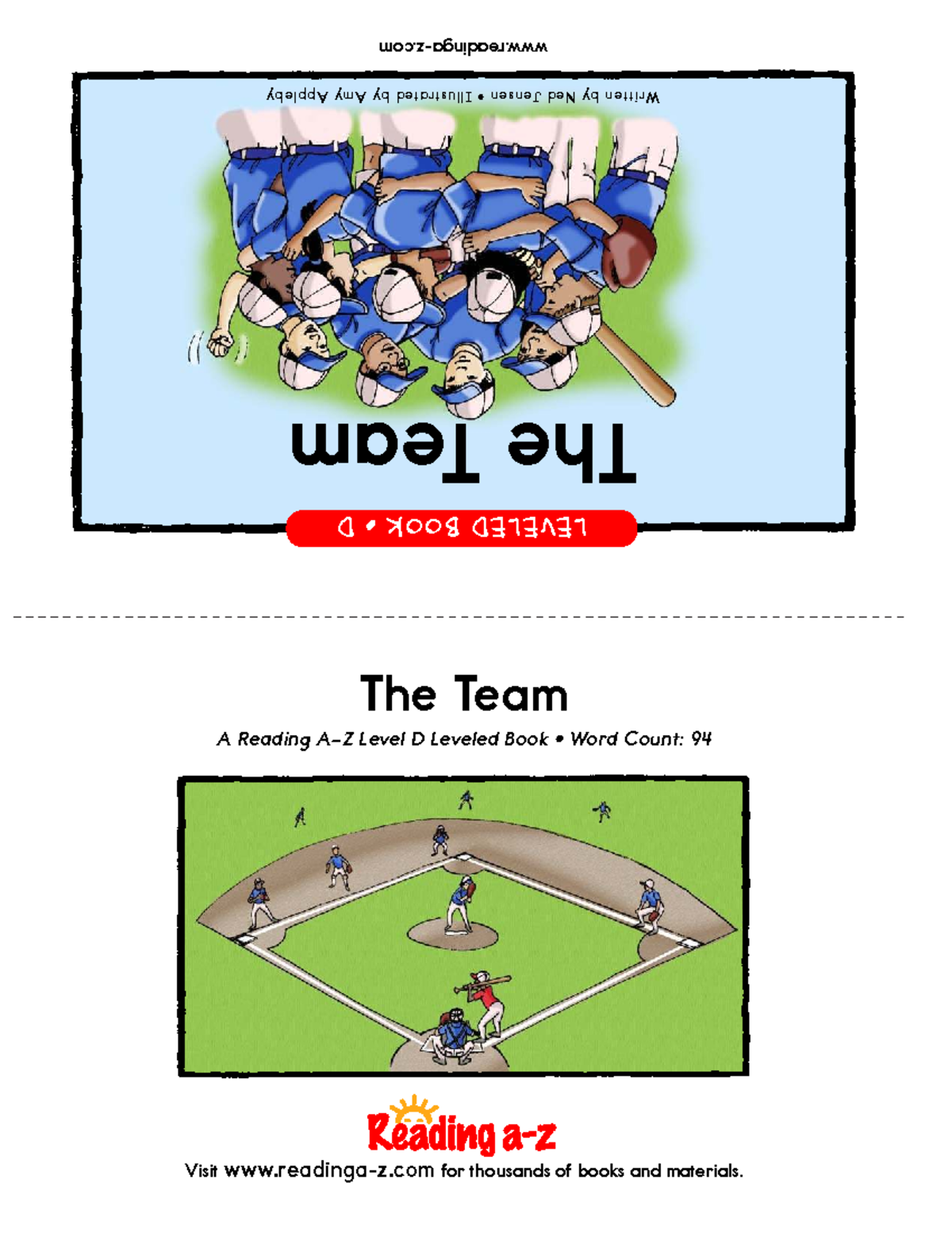 LEVELED BOOK D: The Team - A Reading Level D Resource - Studocu