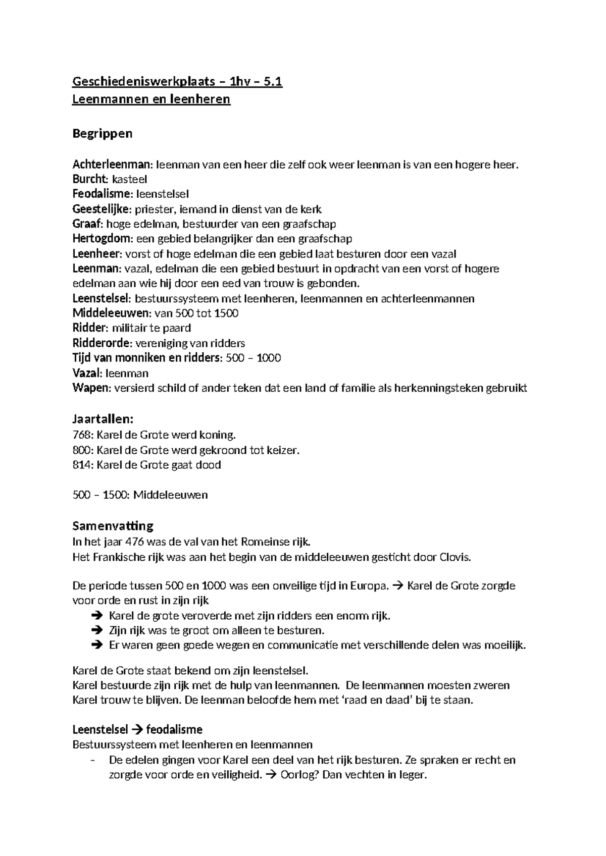 Leenstelsel en Feodalisme in de Middeleeuwen - Geschiedeniswerkplaats 5 ...