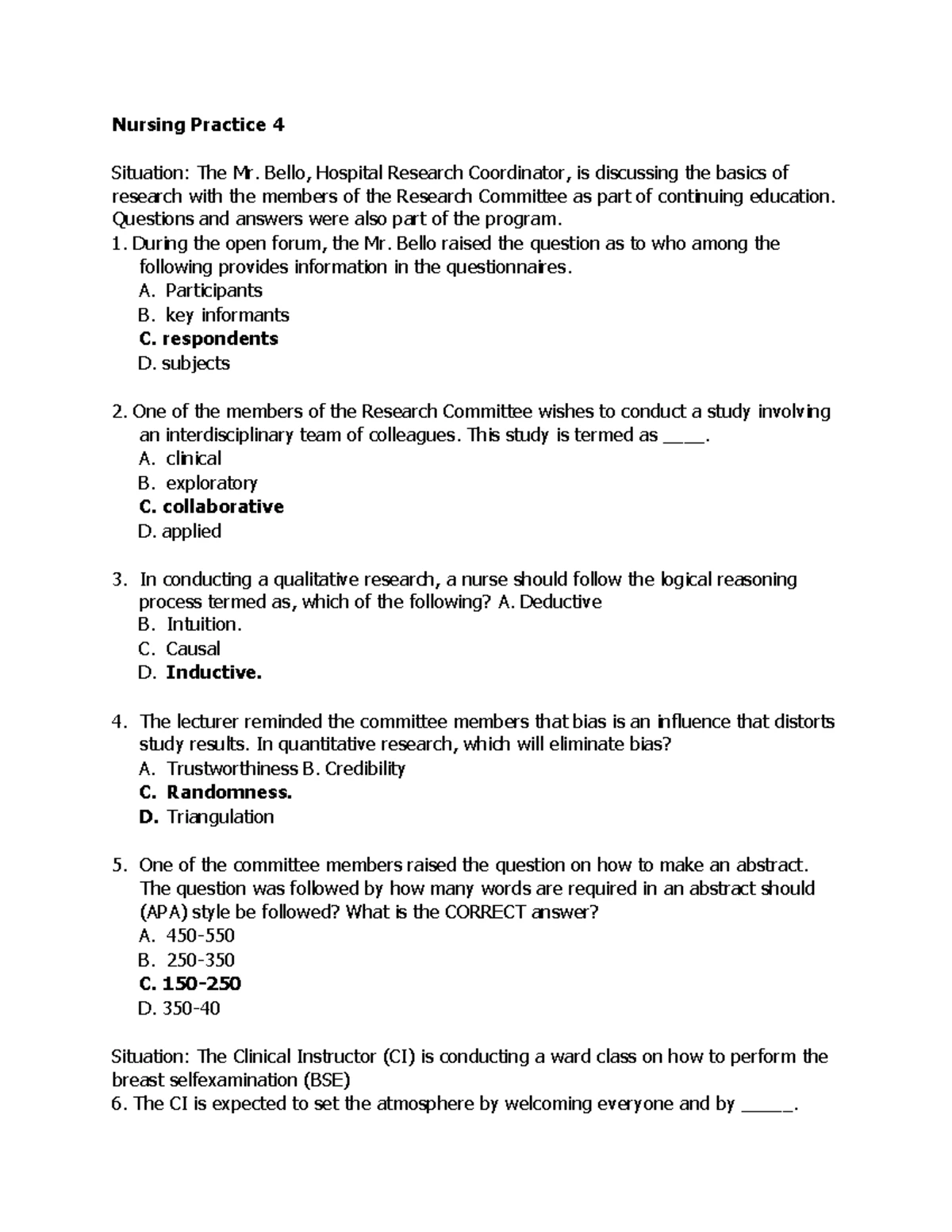 NURSING PRACTICE III (NP3) - July 2021 Proofreading Guide and Review ...