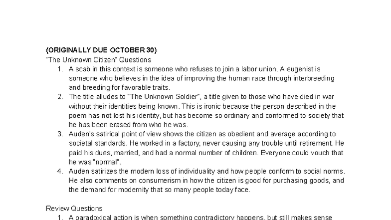 Perrine's Ch. 7: Exploring Satire and Irony in Poetry - Studocu