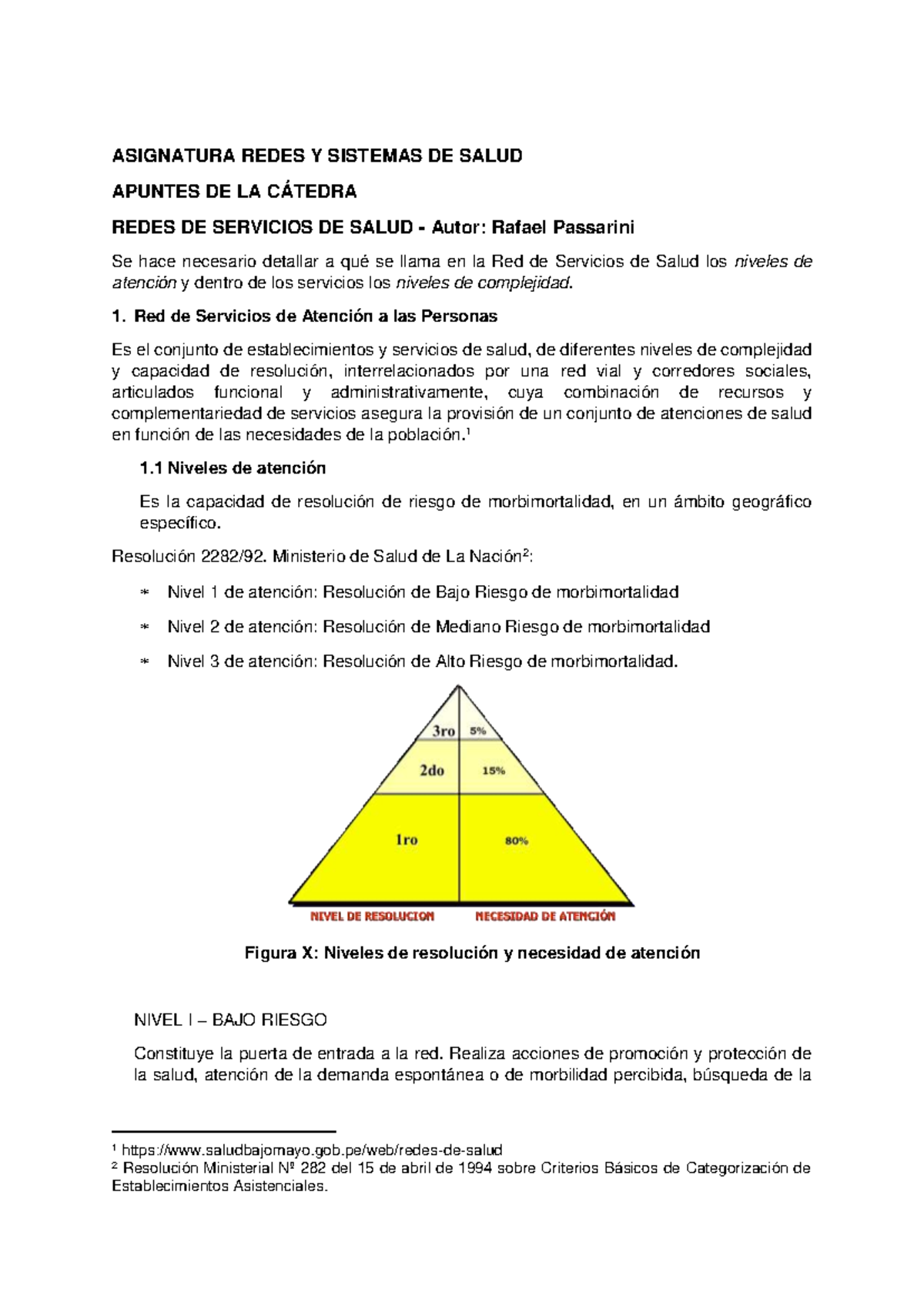 Apuntes sobre Redes de Servicios de Atención - Ry SS 2024 241003 130357 ...