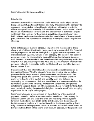 Assignment 2 unit 5 - Unit 5: Assignment 2 External factors that ...