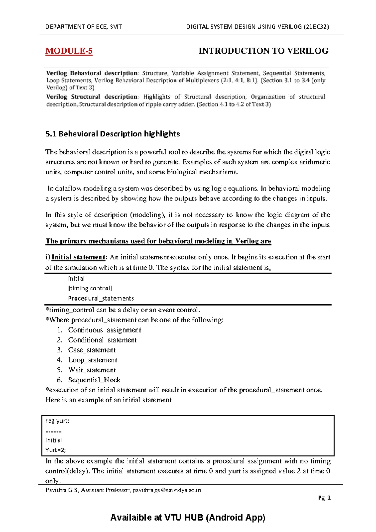 21EC63 - vlsi sample paper - 21EC Page 0 1 of 02 Model Question Paper-1 ...