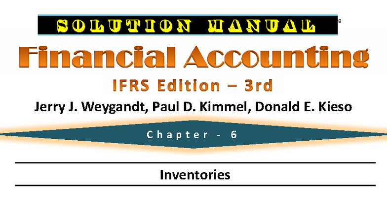 Chapter 6 Inventory Management Solutions - ACC 101 - Studocu