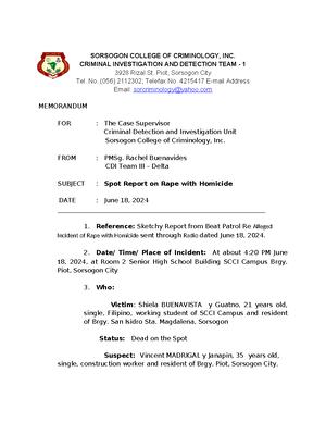 Sample request Format of Medico Legal Examination - Republic of the ...