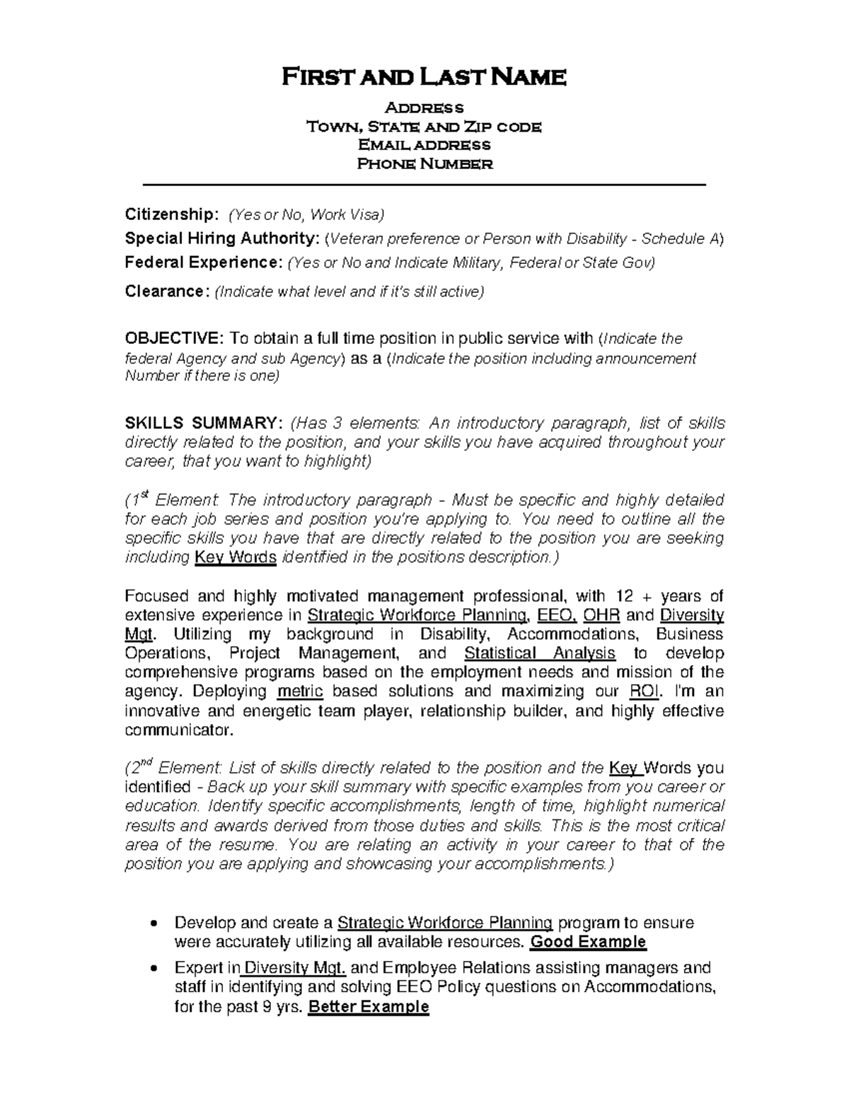 Sample-resume - resume - First and Last Name Address Town, State and ...