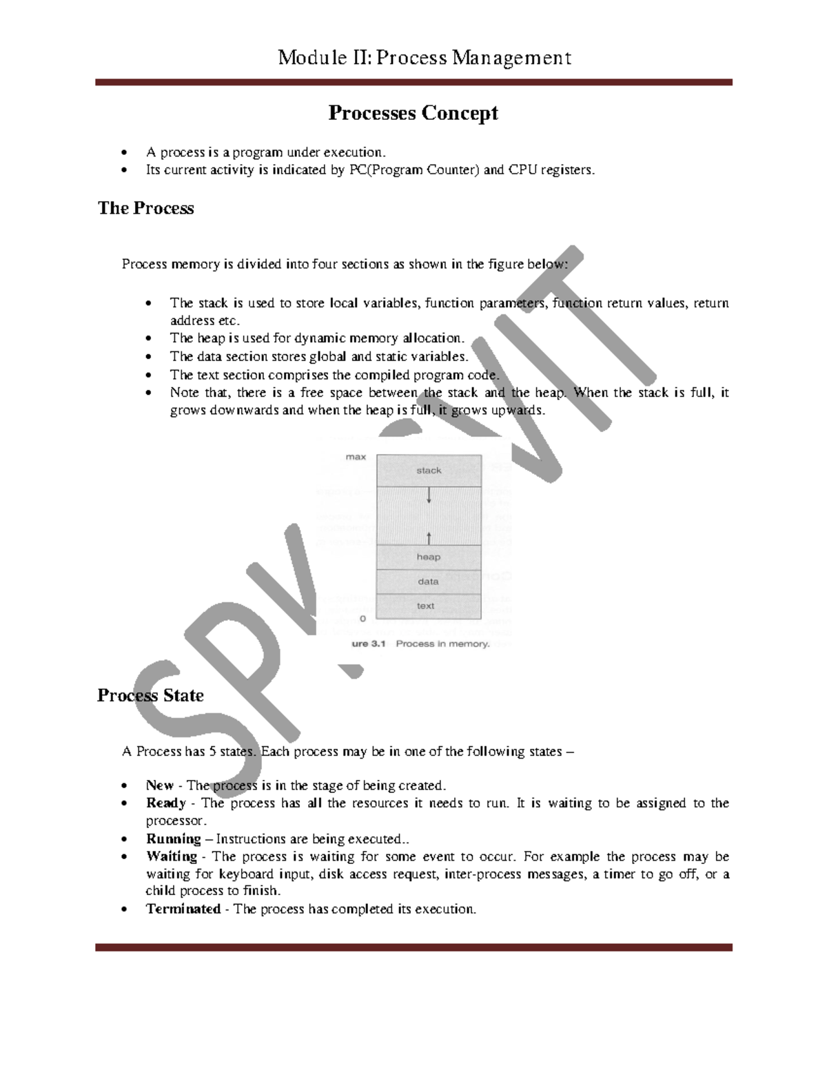 OS Module 2: Process Concepts and Multi-Threaded Programming Notes ...