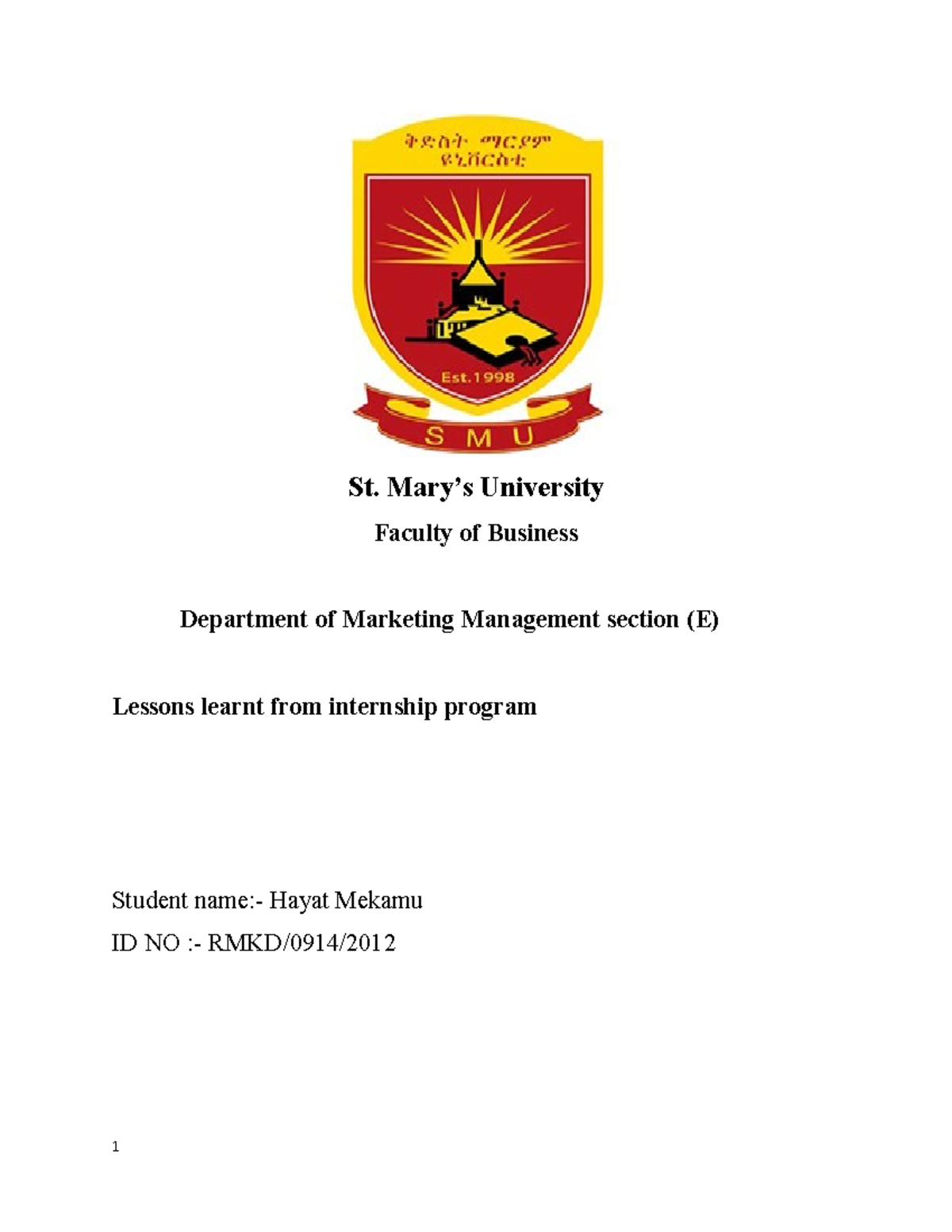 Internship Project 2: Insights and Learnings at Rem Baltna Company ...