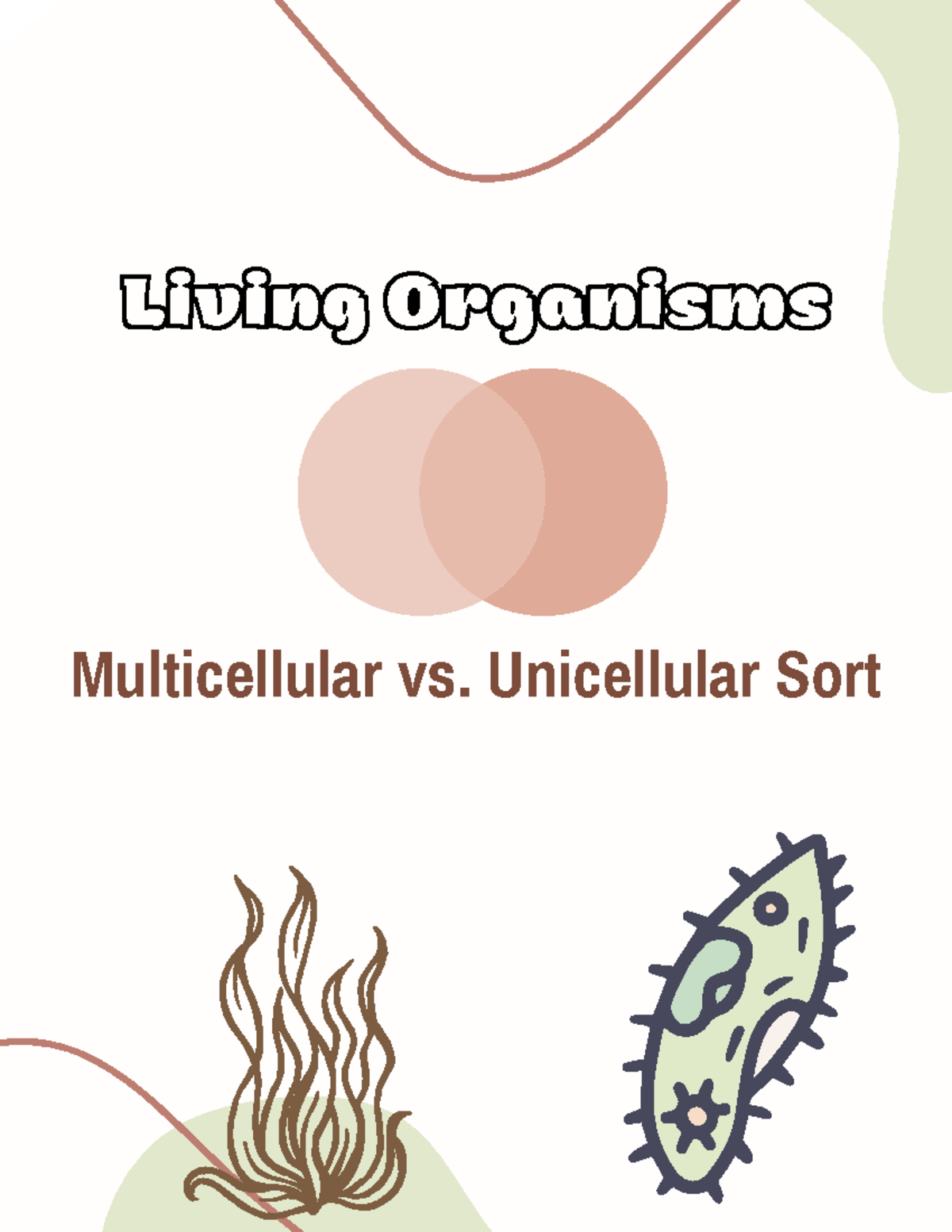 Unicellular vs. Multicellular Organisms: A Comparative Analysis - Studocu