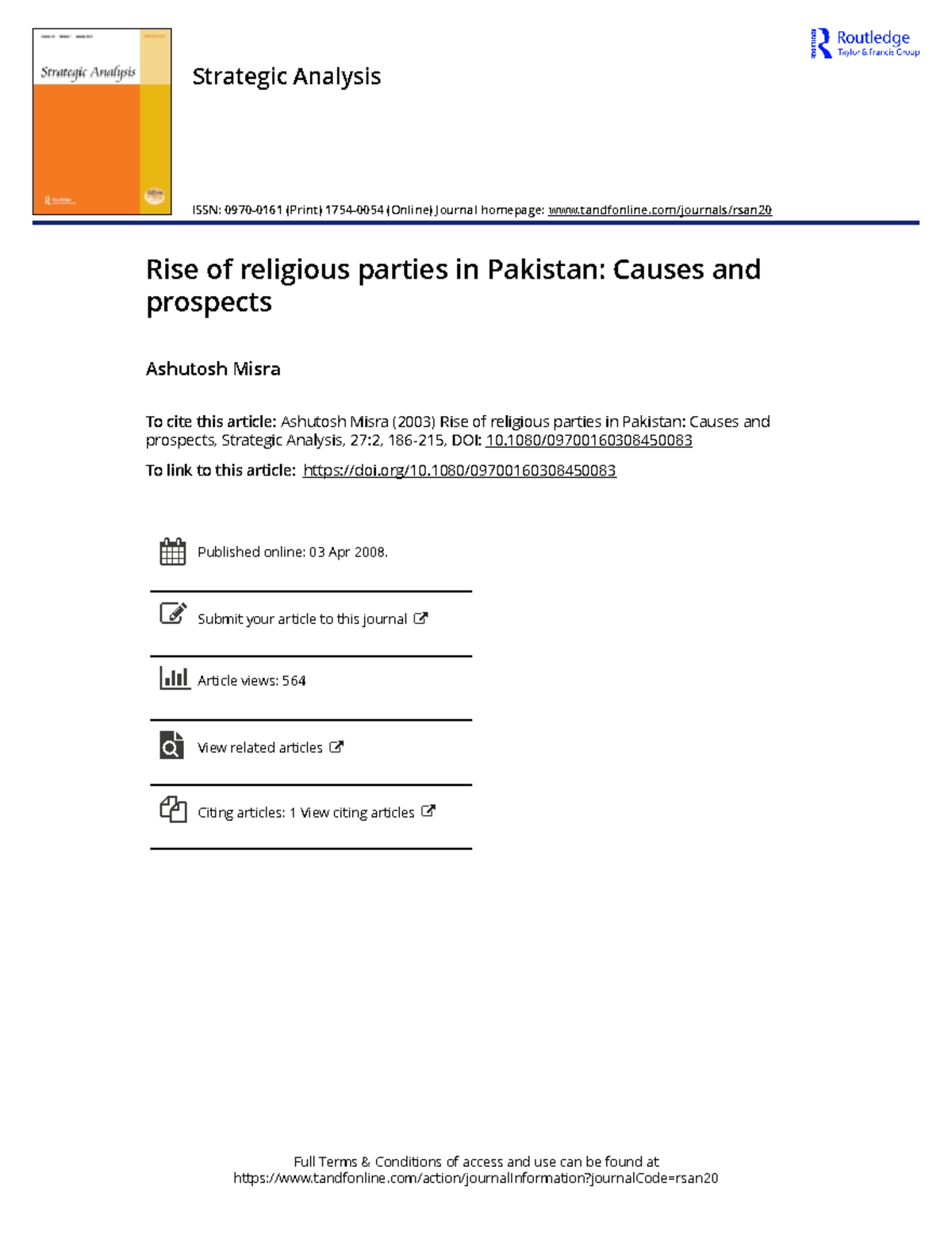 Rise of religious parties in Pakistan Causes and prospects - 1080 ...