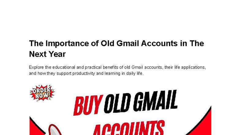 Old Gmail Accounts: A Step-by-Step Guide for 2024 - Studocu