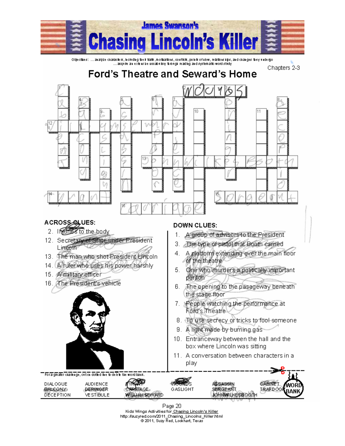 Crossword Puzzle: Chapters 2 & 3 - Theatre & Home ACROSS - Studocu