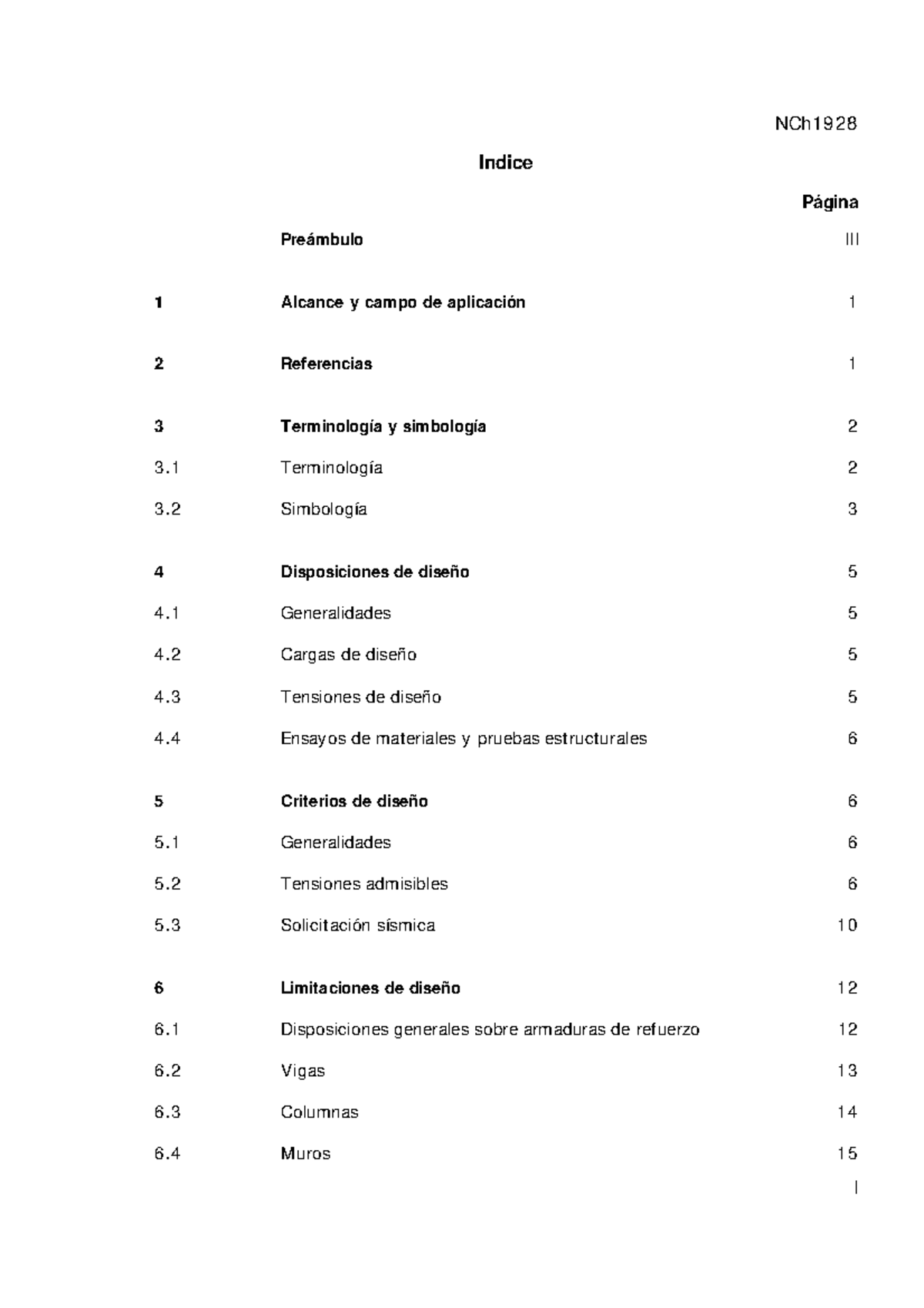 NCh1928/2003: Requisitos y Diseño de Albañilería Armada - Studocu