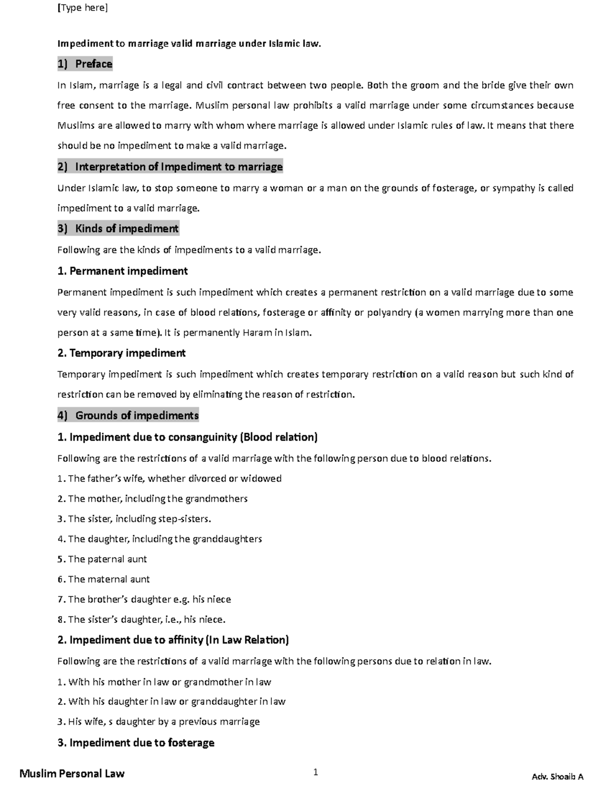 Impediments to Valid Marriage Under Islamic Law: A Comprehensive Guide ...