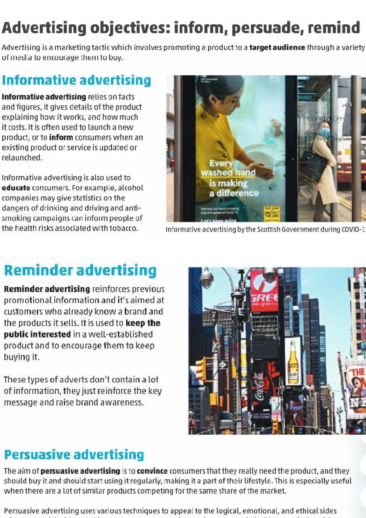 What Is Informative Advertising With Example